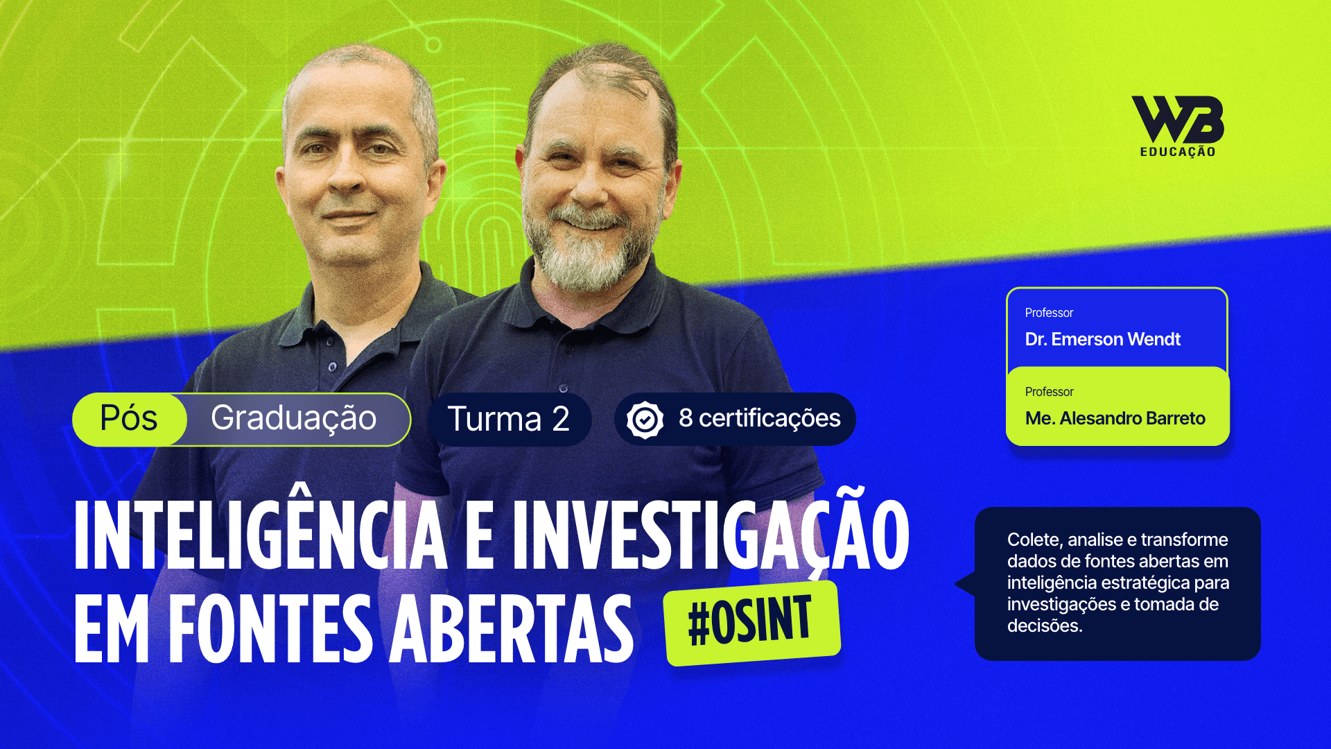 Prova - Seção 5 - Geoint, Imint e Humint [GIH] - Turma II - WB Educação