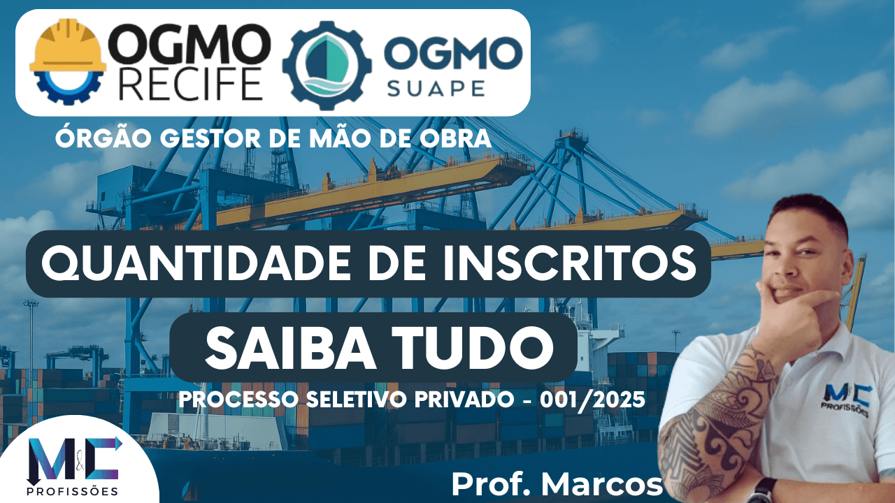 📊 Relação Candidato/Vaga do Concurso OGMO-PE 2025: confira os números ...